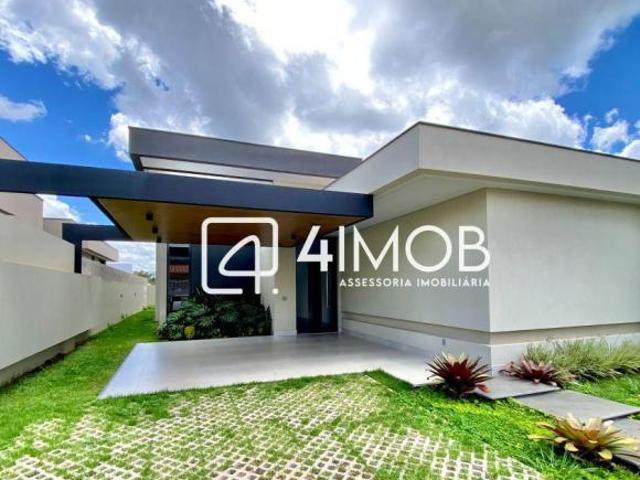 CABV CASA SOBRADINHO NOVA MODERNA TERREA 4 SUÍTES PÉ DIREITO ALTO LAZER