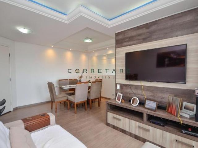 Cabral– 3 Dormitórios Sacada 1 Vaga Vista Livre em Andar Alto