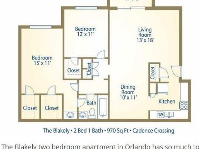 Cadence Crossing 1 Bedroom Apartment for Rent at 6203 Curry Ford Rd, Orlando, FL 32822 Engelwood Park