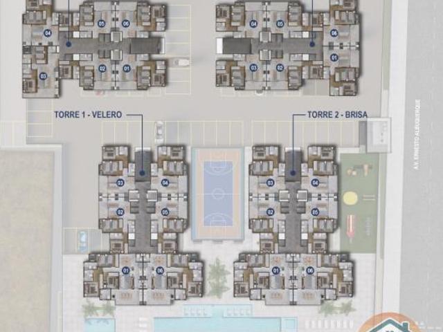 CÁDIZ PRAIA CLUBE APARTAMENTOS FRENTE MAR COM 02 DORMITÓRIOS E LAZER COMPLETO NO BAIRRO PORTO NOVO E