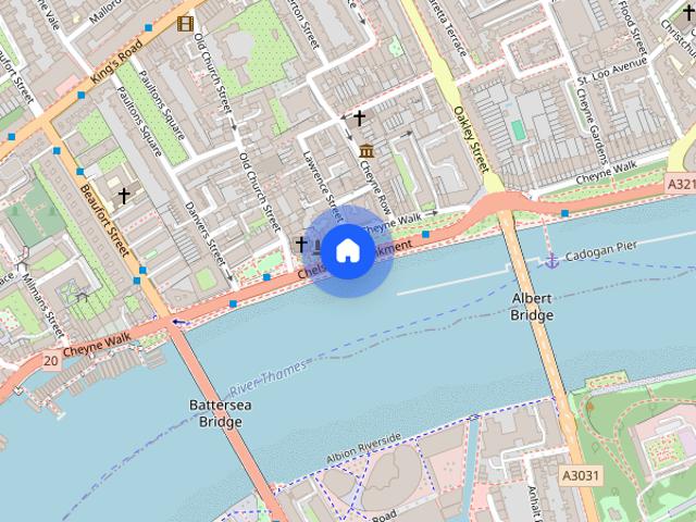 Cadogan Pier, Cheyne Walk, SW3