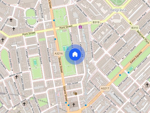 Cadogan Place, Knightsbridge, London