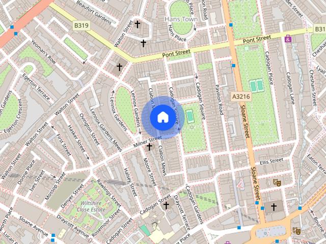 Cadogan Square Knightsbridge London