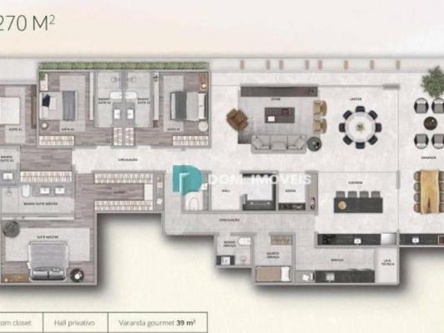 CAIÇARAS RESIDENCE, 4 QUARTOS, OPORTUNIDADE REPASSE ANDAR ALTO