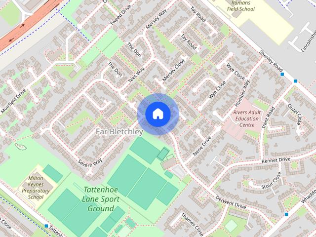 Calder Vale, Bletchley, Milton Keynes, Buckinghamshire, MK3 7QS