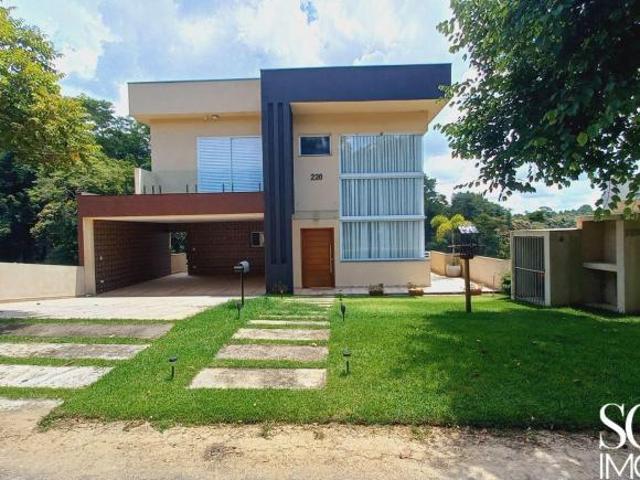 Capital Ville Casa à Venda no Capital Ville, Condomínio Fechado – 4 Suítes, Piscina e Espaço Gourm