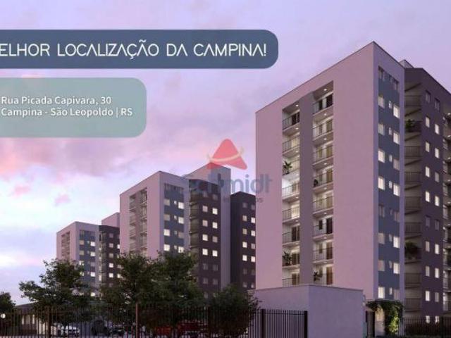Capri Apartamento com 2 dormitórios à venda, 54 m² por R$ 185.000,00 Campina São Leopoldo/RS