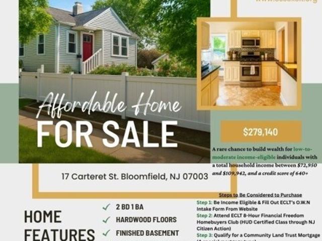 Carteret St, Bloomfield, Home For Sale
