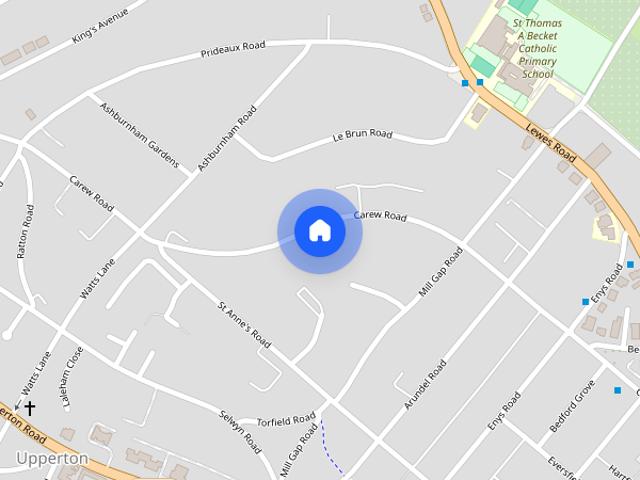 Carew Road, St. Ives Court, BN21