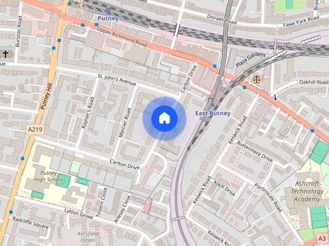 Carlton Drive, Putney, London, SW15