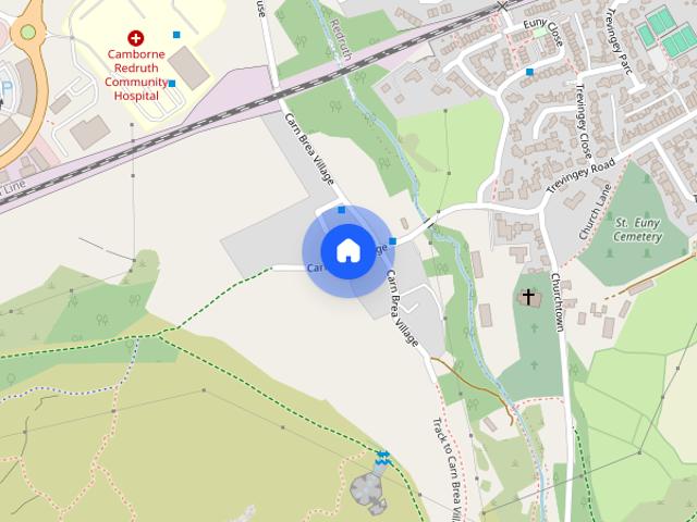 Carn Brea Village, Brea