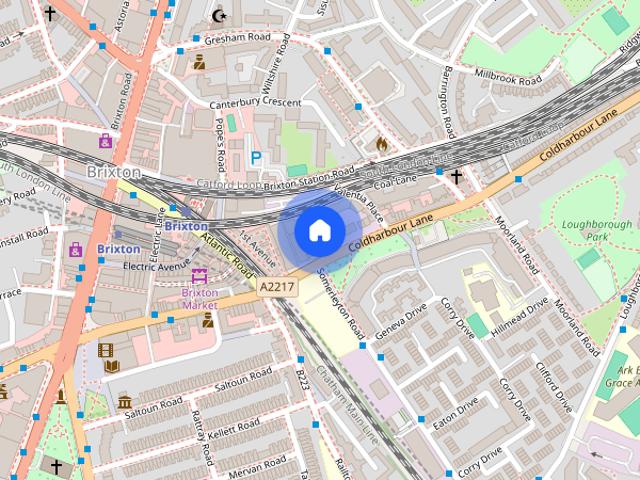 Carney Place, Brixton, London, SW9