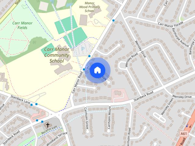 Carr Manor Walk, Leeds, West Yorkshire, UK, LS17