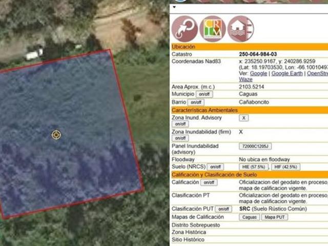 Carr Km #,caguas, Plot For Sale