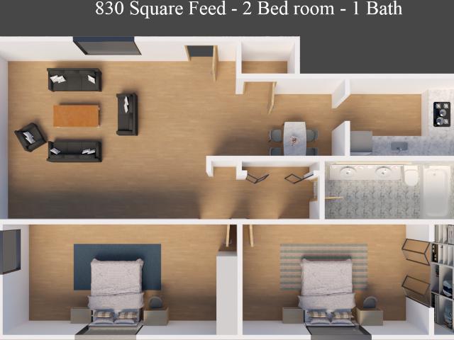 Carriage House Apartments of Odessa 2 Bedroom Apartment for Rent at 4312 N Dixie Blvd, Odessa, TX 79762