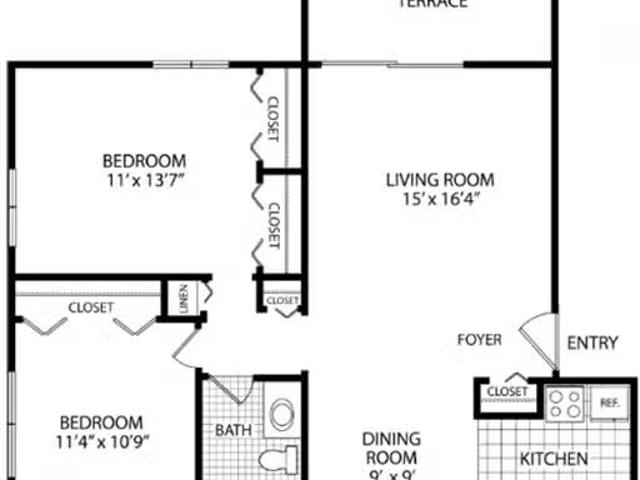 Carriage House Apartments Two Bedroom