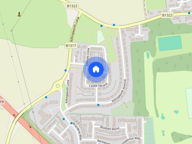 Castle Square, Backworth, Newcastle upon Tyne, NE27