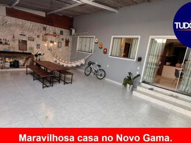Casa maravilhosa a venda no Centro do Novo Gama, 02Hi, 3 quartos, linda, aconchegante, a mais bela