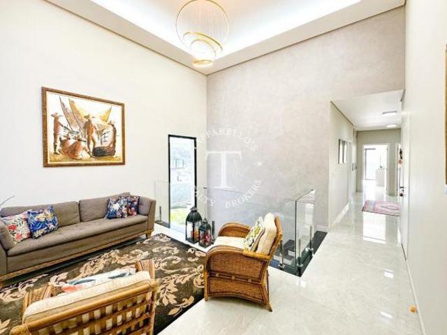 Casa mobiliada à venda no Residencial Ecologie em Itatiba SP | 4 suítes | Piscina | 370 m² de área c