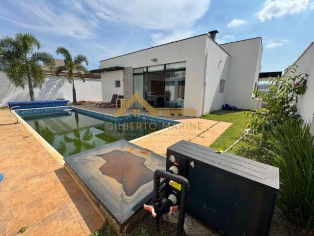 Casa mobiliada com piscina aquecida Ninho Verde I Porangaba