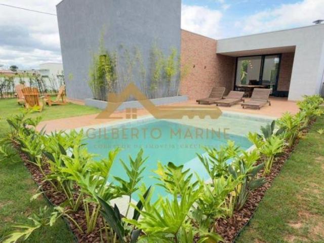 Casa mobiliada com piscina Ninho Verde II Pardinho SP