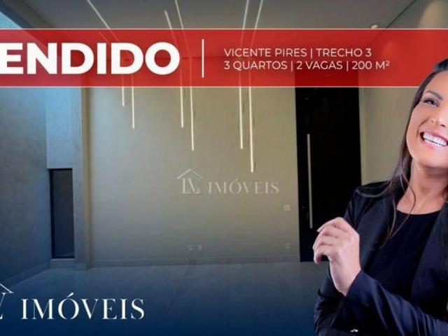 CASA MODERNA | 3 SUÍTES | ESPAÇO GOURMET | HIDROMASSAGEM | CONDOMÍNIO FECHADO | SHVP TRECHO 3