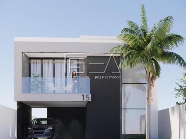CASA MODERNA COM 03 SUÍTES PLENAS E INFRAESTRUTURA SUSTENTÁVEL