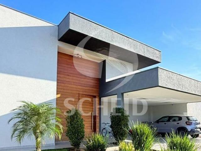 Casa Moderna à Venda no Condomínio Reserva da Fazenda 1.000 m² de Terreno 3 Suítes Piscina