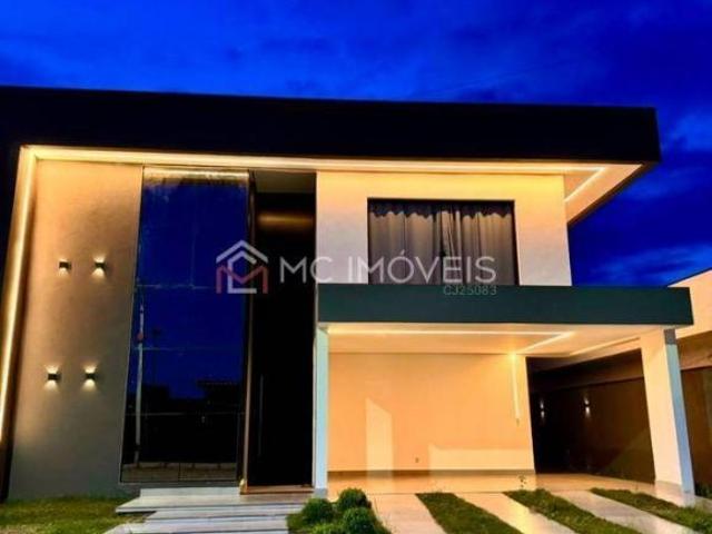 Casa Moderna de Alto Padrão à Venda – Colônia Agrícola 26 de Setembro | 4 Quartos | Piscina | Lote d