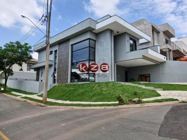 Casa Moderna e nova a venda em condomínio de alto padrão em Valinhos SP,: 3 suítes, 4 vagas, 280m²
