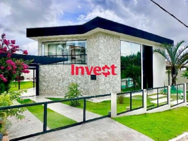 Casa Moderna, Espetacular, 5 Suítes, Lazer Completo, Dentro de Condomínio na Vereda da Cruz, Águas C