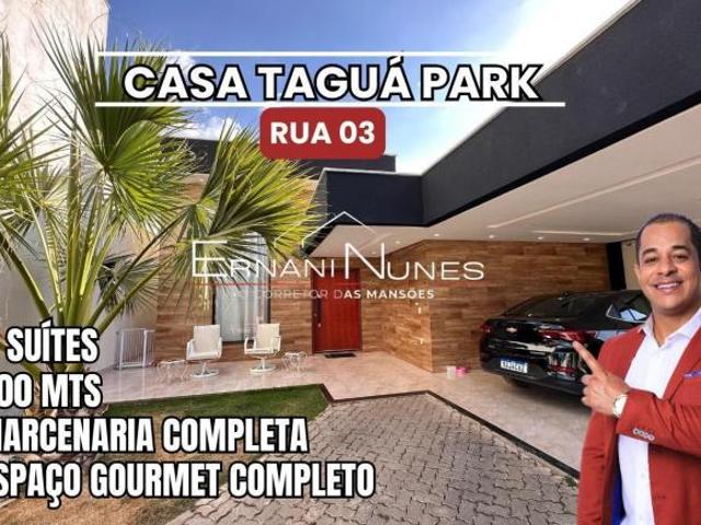 CASA MODERNA TAGUA PARK, RUA 3 ALTO PADRÃO 3 SUÍTES