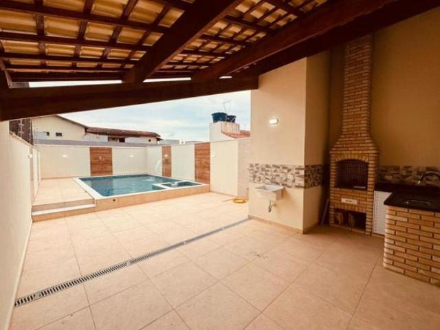 Casa na praia no Cibratel 2 – Piscina, Churrasqueira e Suíte em Itanhaém