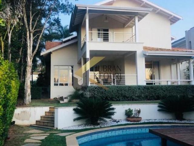 Casa no Alphaville Campinas para venda, com 4 suítes 1 suíte máster com closet, piscina, espaço