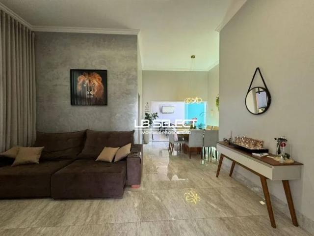 Casa no bairro Bosque dos Buritis com três quartos, suíte e varanda gourmet