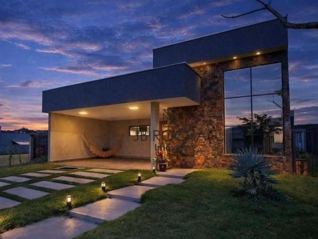 CASA NO CONDOMÍNIO ALPHAVILLE 3 QUARTOS À VENDA 192 m² Setor Habitacional Jardim Botânico