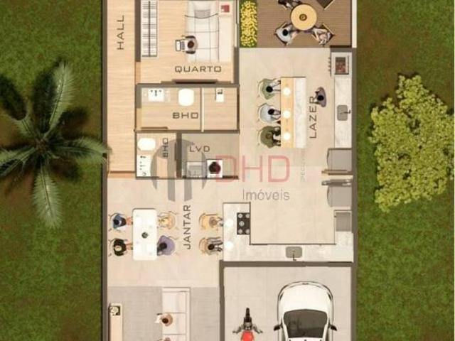 Casa no Condomínio Reserva Ipanema em construção