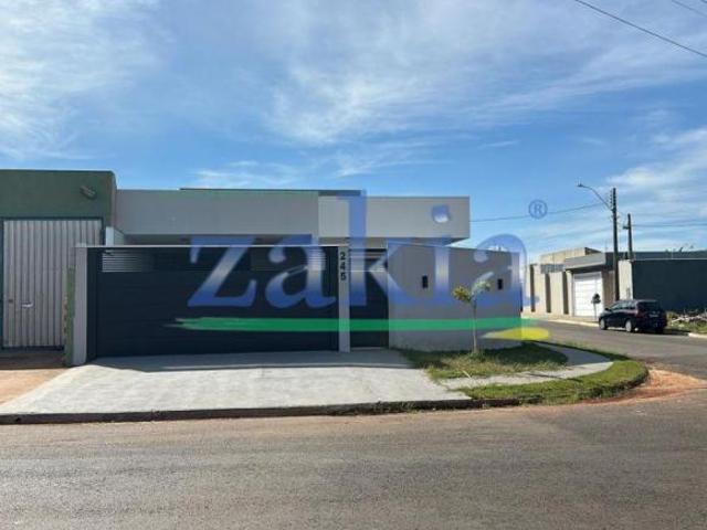 Casa nova 2025 de esquina de 187,00 m² no Loteamento Terras De São José