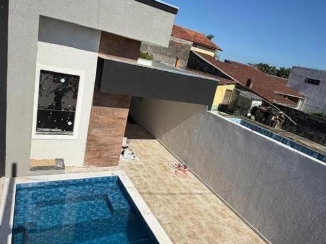 CASA NOVA 2 QUARTO COM PISCINA A VENDA, Itanhaém, São Paulo, bairro Cibratel 2, sendo 1 dos quartos