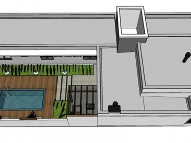 Casa nova, 4 quartos, suíte, escritório, com piscina, proximo a UFSM