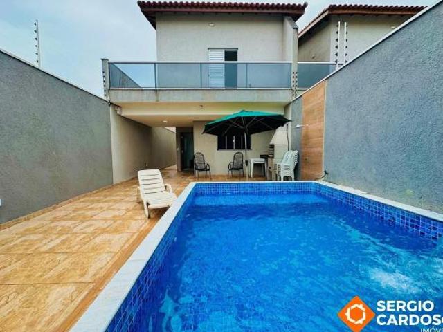 CASA NOVA 4 QUARTOS 2 SUÍTES COM PISCINA 100M MAR ITANHAÉM/SP
