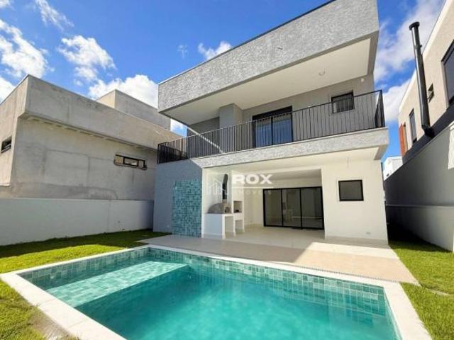 Casa nova, 4 suítes, quintal e piscina, à venda, 305 m² por R$ 2.500.000 Atuba Curitiba/PR