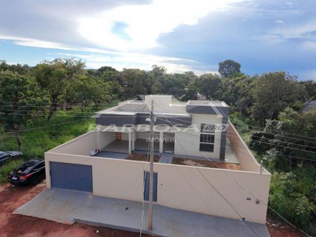 Casa nova com lote de 600 metros á venda Setor Mansões das Águas Quentes