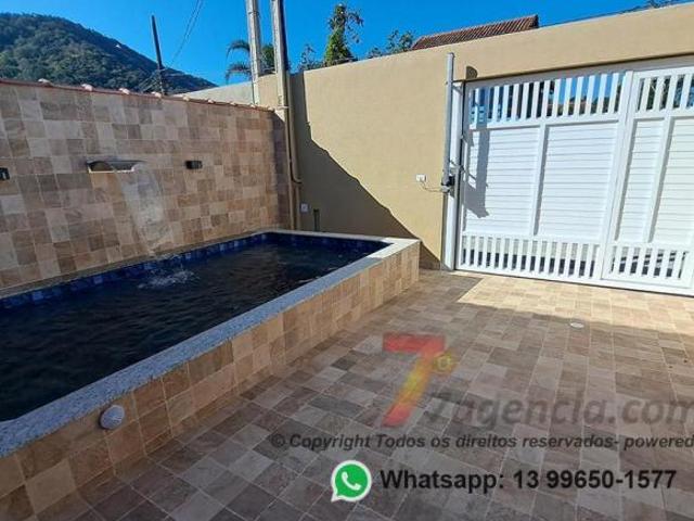 Casa nova, com Piscina, 800m da praia, 2 quartos, Otima localização