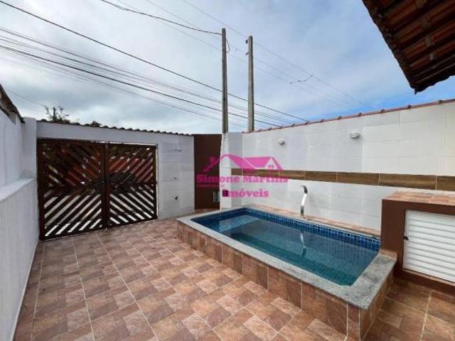 CASA NOVA COM PISCINA Á VENDA EM MONGAGUÁ