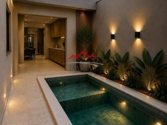 Casa Nova com Piscina à Venda no Residencial Lago Azul | 154 m² | 3 Dormitórios | Jundiaí