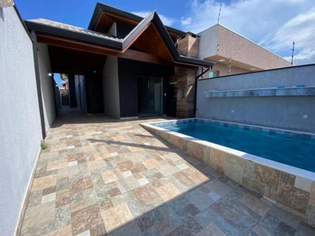 Casa nova com piscina e 02 dormitórios para Venda, Peruíbe / SP
