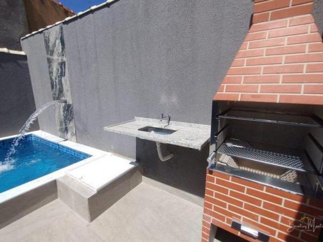 Casa Nova com Piscina e Acabamento Premium no Bal. Stella Maris – Peruíbe/SP