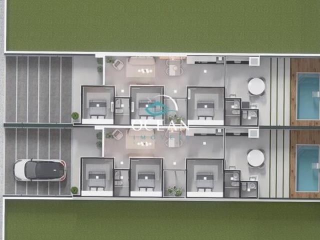 Casa nova com Piscina em pontal do Parana