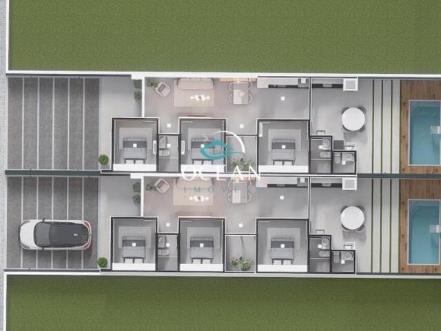 Casa nova com Piscina em pontal do Parana